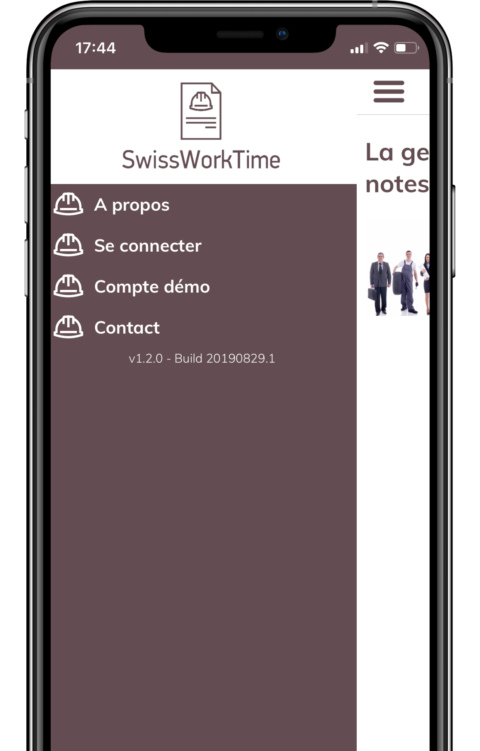 Accueil - SwissWorkTime - L'application de saisie des heures